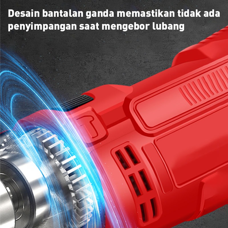 Jual Reaim Mesin Bor Listrik Bolak Balik 10MM Electric Drill Bor Beton ...