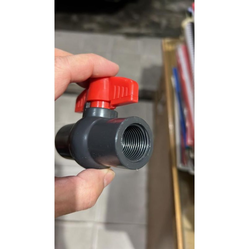 Jual DRAT 1" Stop Kran Ball Valle PVC Plastik *DRAT 1" inch | Shopee ...