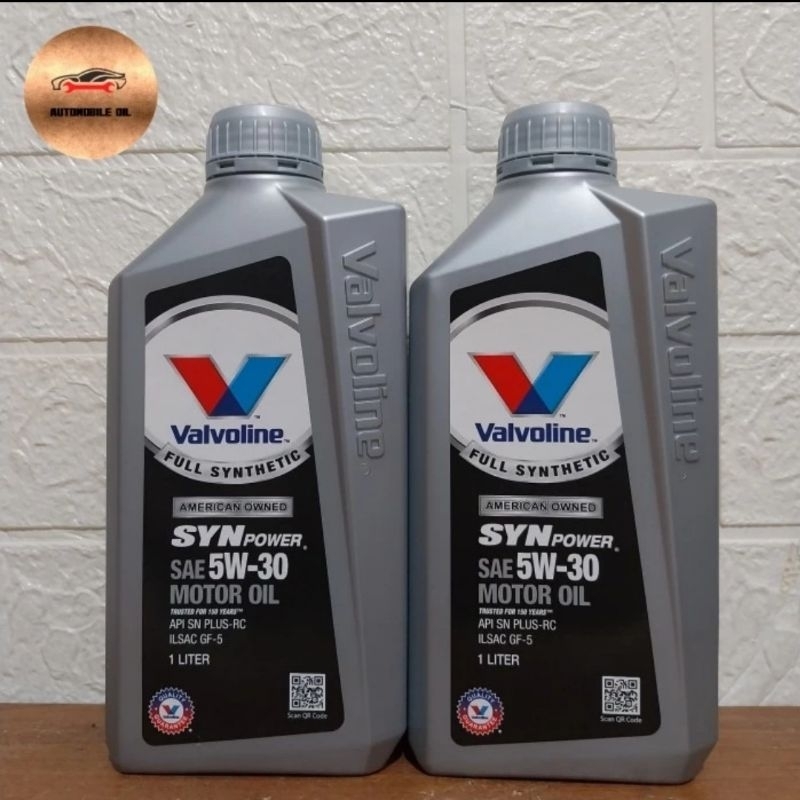 Jual Oli valvoline 5w-30 synpower api sn plus 1L-full synthetic ...