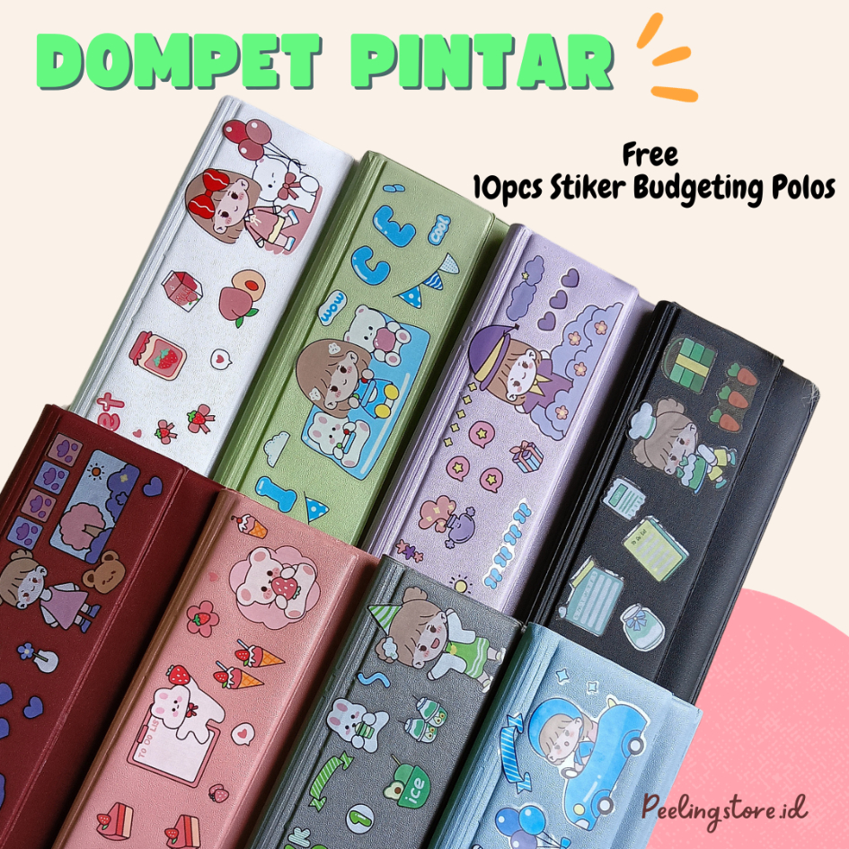 Jual Dompet keuangan FREE stiker | Dompet pintar dengan stiker ...