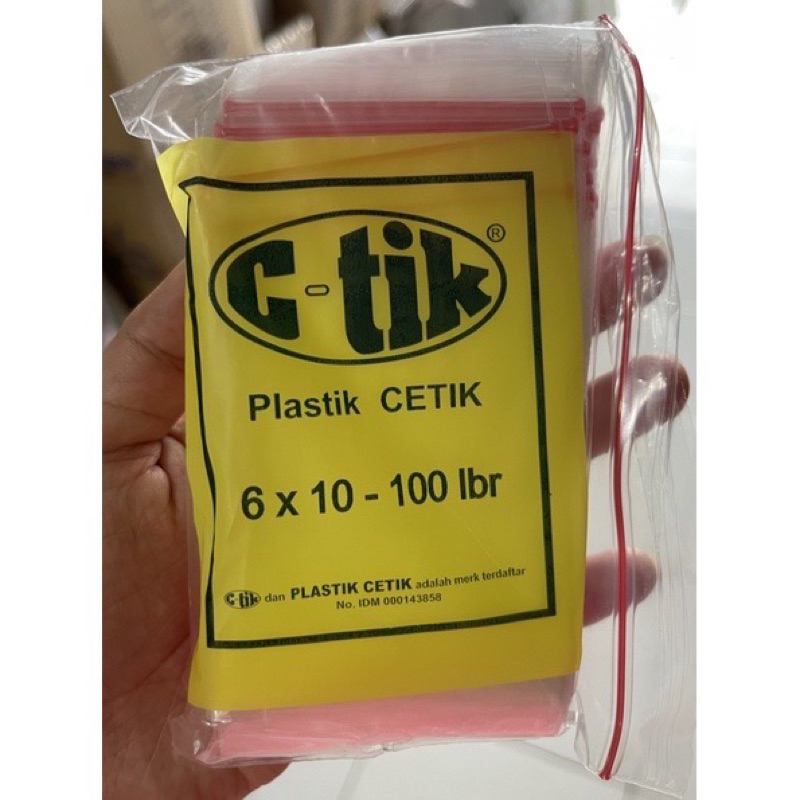 Jual Plastik Klip Ctik / Cetik 6x10 Per Pak (isi 10 bungkus) | Shopee ...
