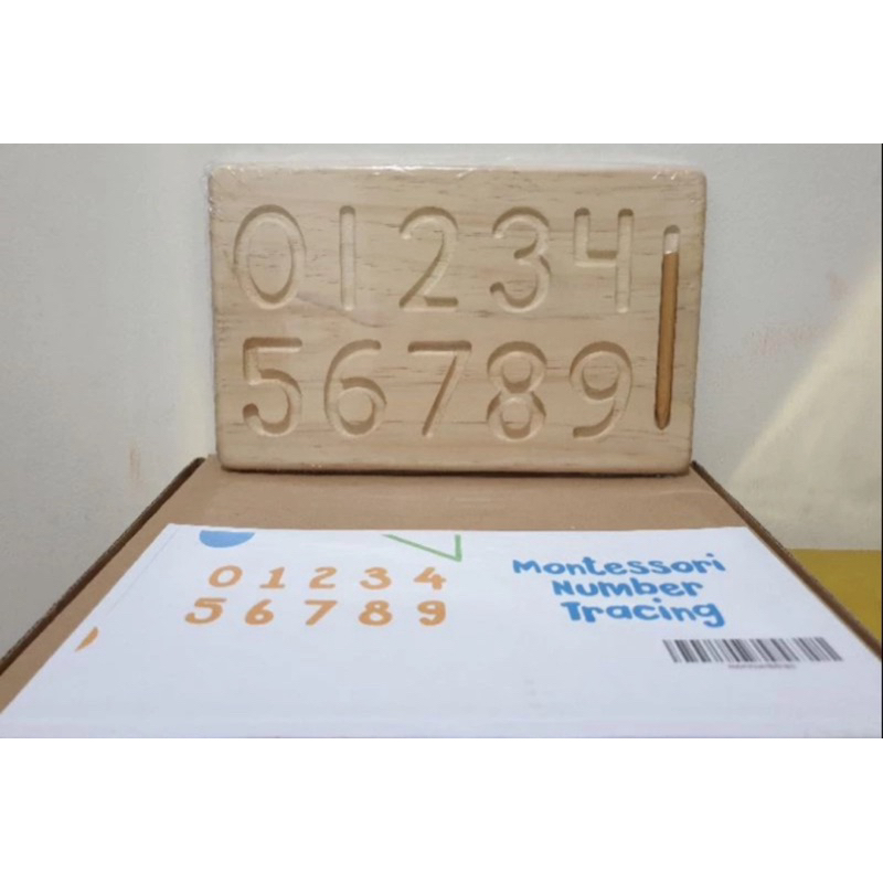 Jual SALE !!! Mainan Edukasi Game Montessori Number Tracing Board Papan ...