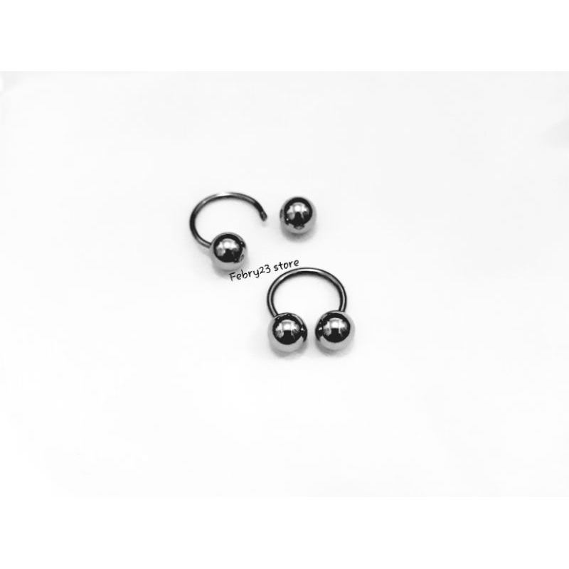 Jual ball 5mm anting piercing tapal kuda putih mini tusuk tindik barbel ...