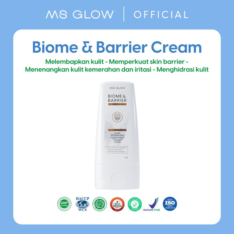 Jual Biome & Barrier Cream MS Glow | Shopee Indonesia