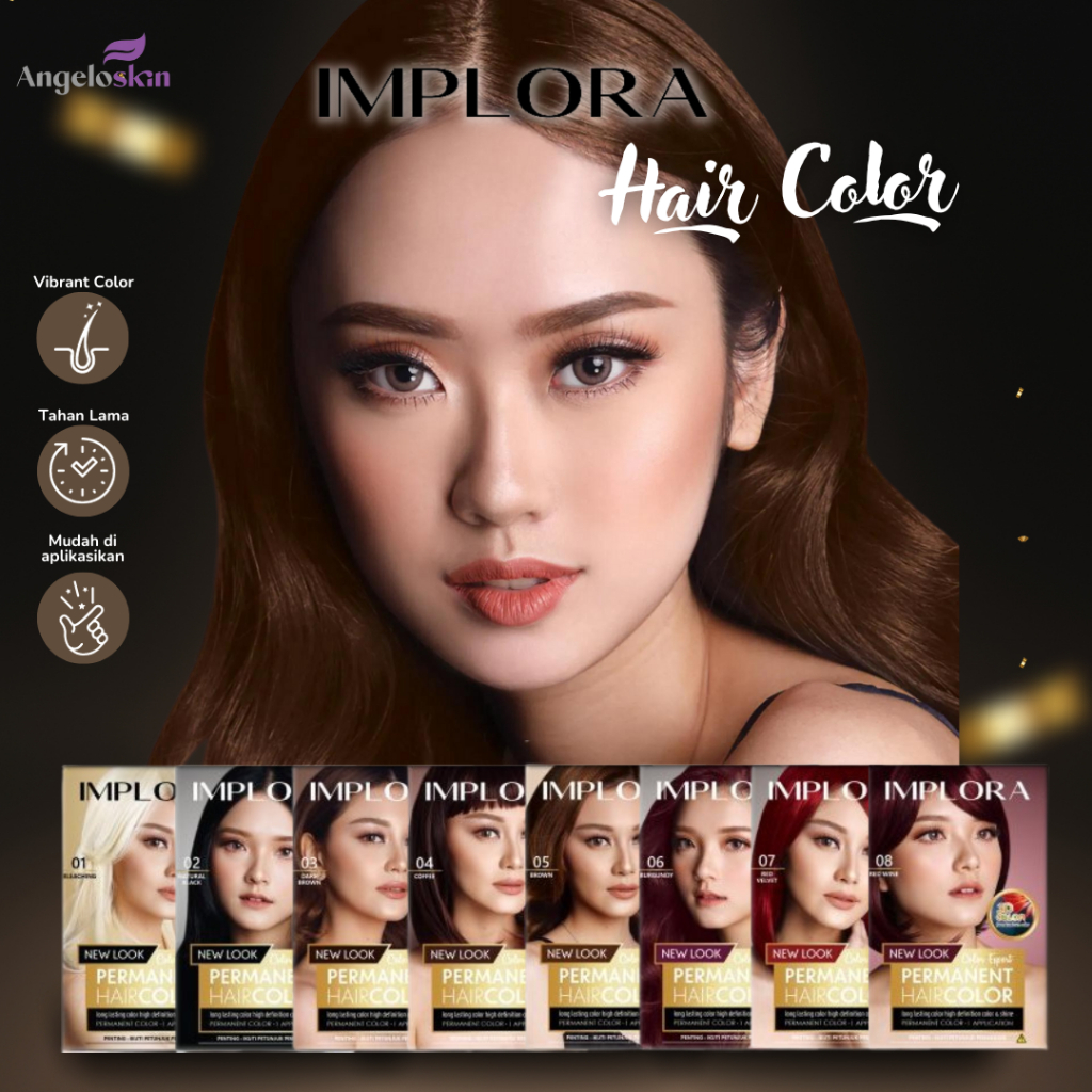 Jual ANGELO SKIN Implora New Permanent Hair Color | Pewarna Rambut ...