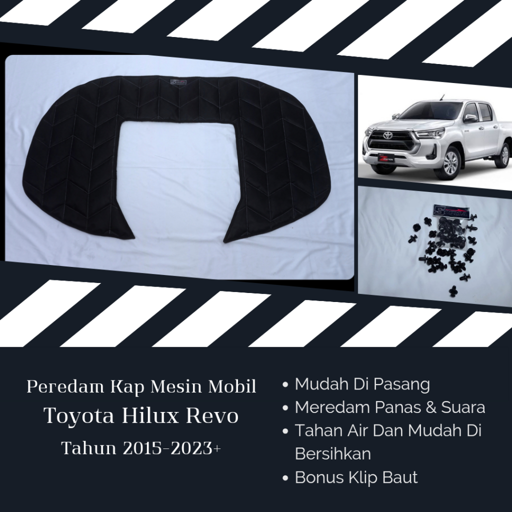 Jual TOYOTA HILUX REVO Tahun 2015-2023+ Peredam Panas Dan Suara Kap ...