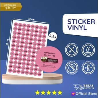 Jual rint Sticker - Cetak stiker vinyl A3+ laminasi Glossy dan laminasi ...