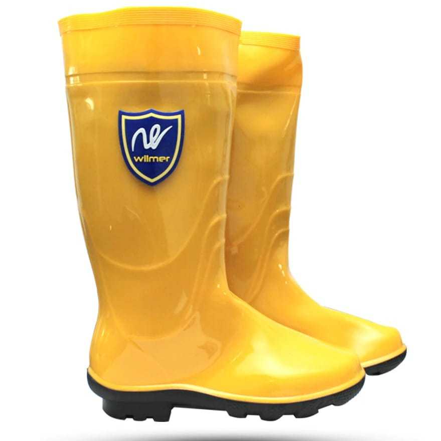 Jual CUCI GUDANG !! Sepatu Boots Karet Boot Hitam Pria Kerja Safety ...