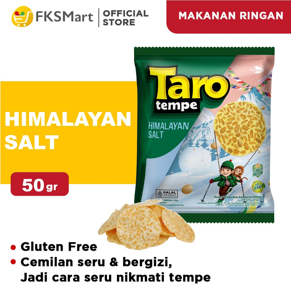 Jual Taro Tempe Himalayan Salt 50 gr | Shopee Indonesia
