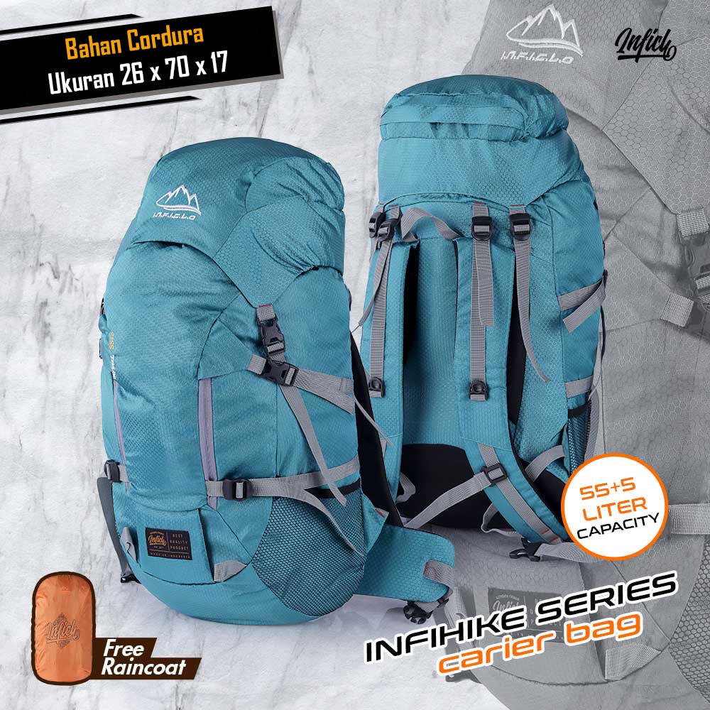 Jual Tas Gunung 60 Liter 50 Liter Ransel Carrier 60L 50L Backpack ...