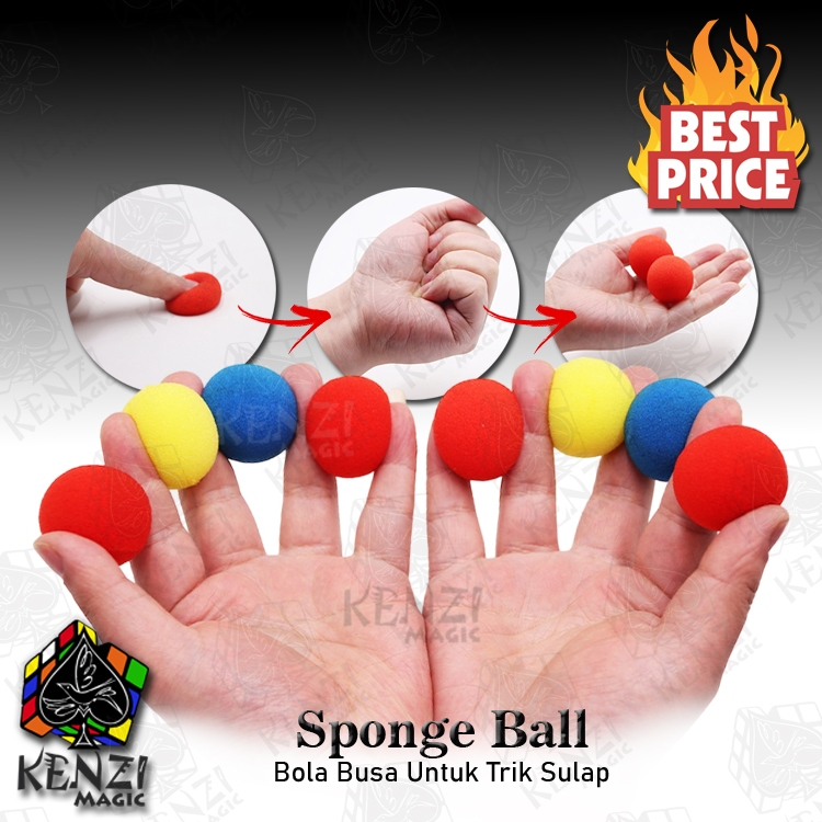 Jual Alat Sulap Sponge Ball - Alat Sulap Busa - Sponge Bulat - Sponge ...