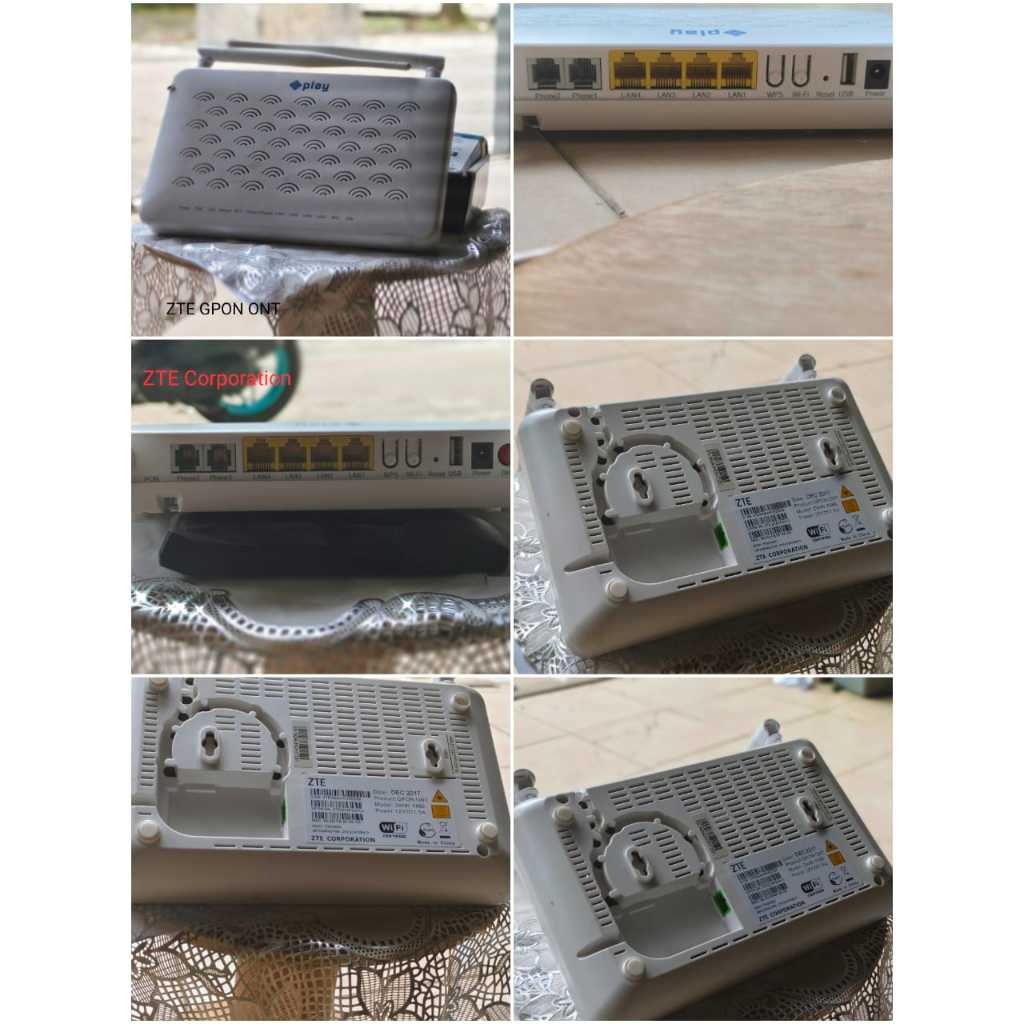 Jual ROUTER ONT GPON ZTE ZXHN F660 V.1 Mulus | Shopee Indonesia
