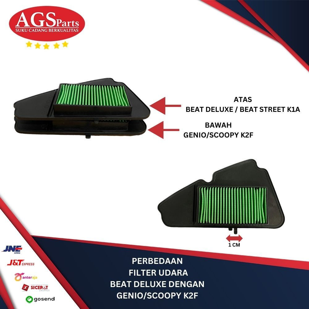 Jual Filter udara genio scoopy new beat deluxe | Shopee Indonesia