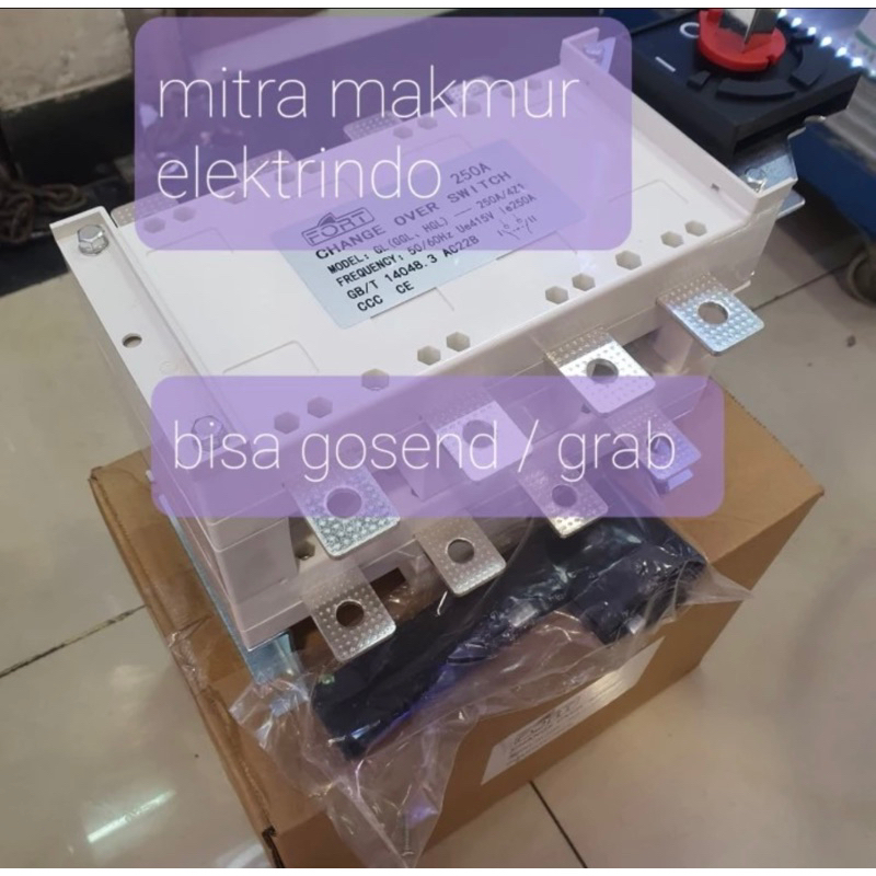 Jual cos fort 1 0 2 250A 4pole change over switch fort / ohm saklar 250A 4P | Shopee Indonesia