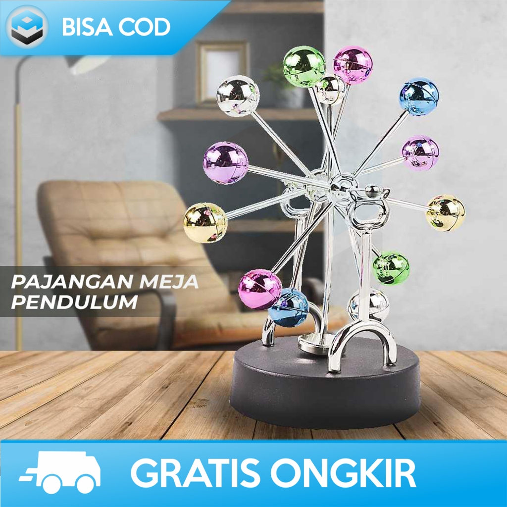 Jual PAJANGAN MEJA AESTHETIC PENDULUM NEWTON DEKORASI UNIK PERPETUAL ...