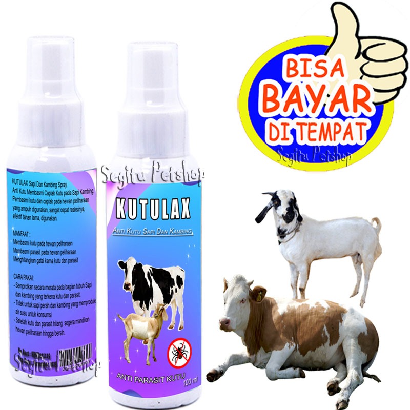 Jual Obat Kutu Sapi Kambing Pembasmi Parasit Serangga Caplax Lalat ...