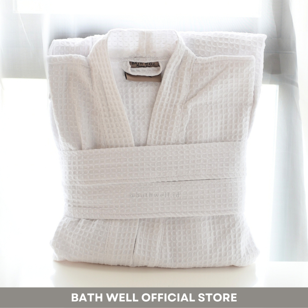 Jual BATH WELL | Bath Robe Waffle (200gr) | Shopee Indonesia