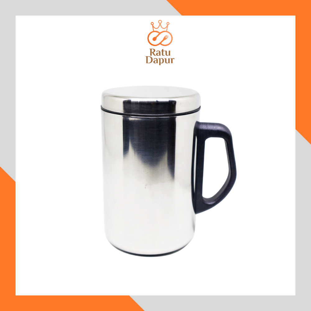 Jual Mug Gelas Stainless Steel Vacuum Cup 500 ml / Gelas Minum ...