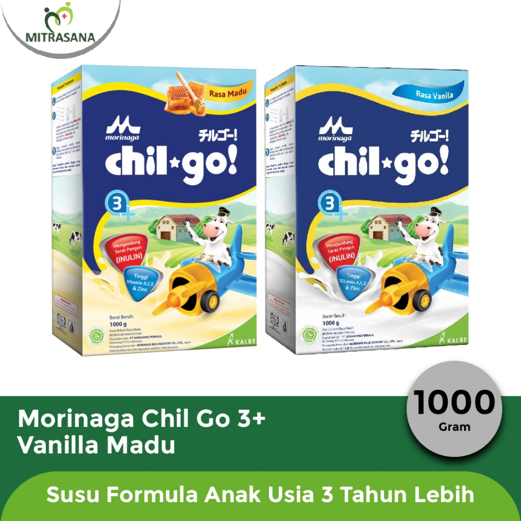 Jual Morinaga Chil Go 3+ Vanilla 950g - Susu Formula Anak 3-12 Tahun | Shopee Indonesia