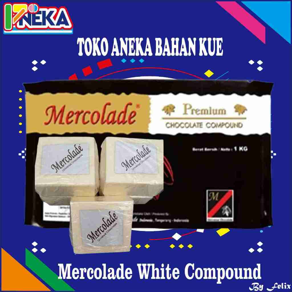 Jual Coklat Mercolade White 1/4kg (repack) | Shopee Indonesia