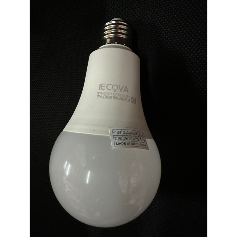 Jual Lampu LED putih ECOVA 5, 7, 9, 12, 15, 18 watt Cool day light ...