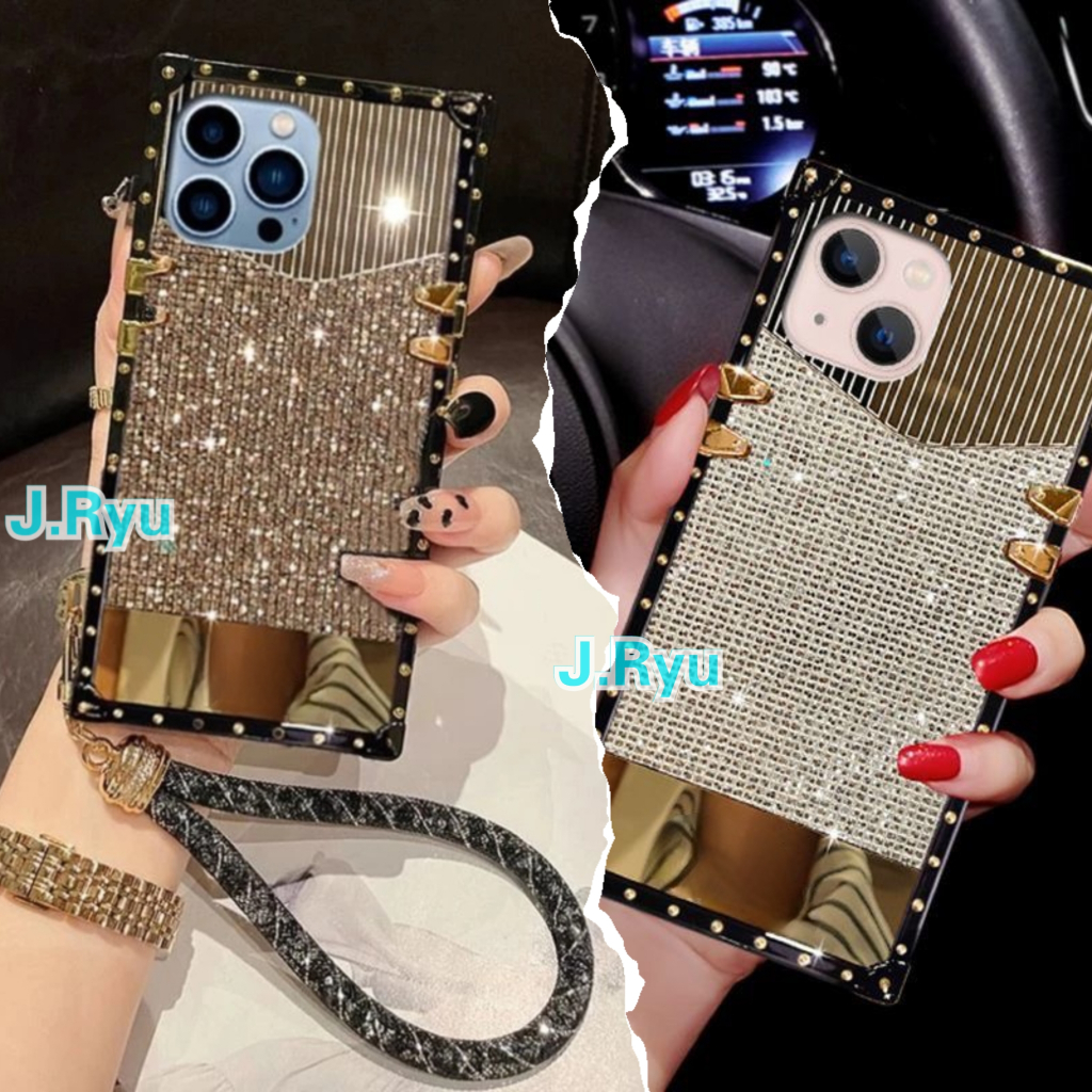 Jual Jryu Case Cermin Oppo A3 A3x A3pro A60 A18 A38 A58 A78 A79 A98 A17
