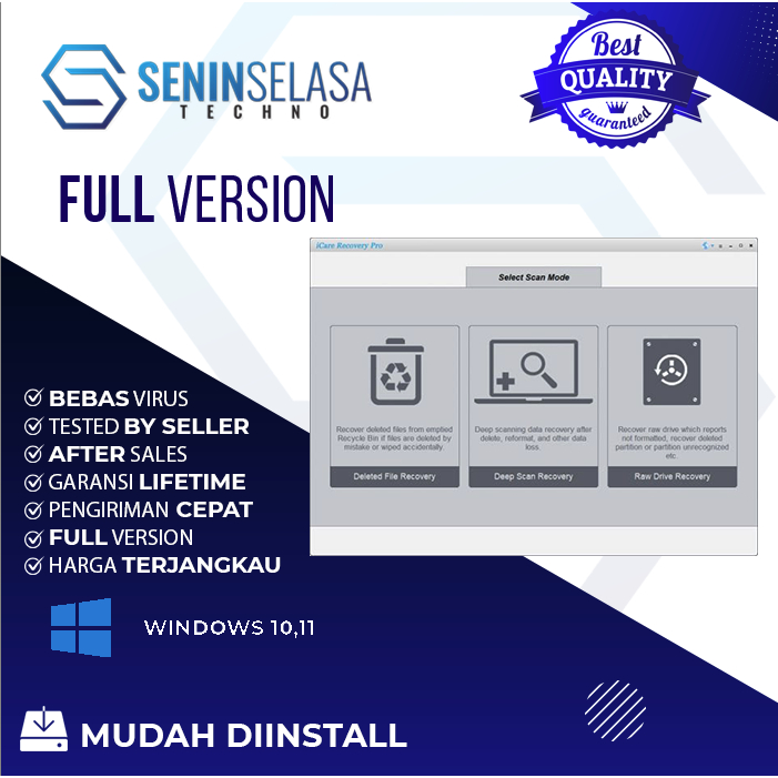 Jual Software Pemulihan Data: iCare Data Recovery Pro 9 [WIN] | Shopee ...