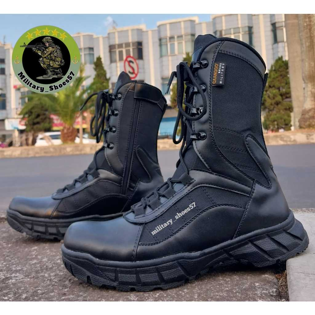 Jual Sepatu pdl ninja 2024 sepatu pdl tni polri safety boots original ...