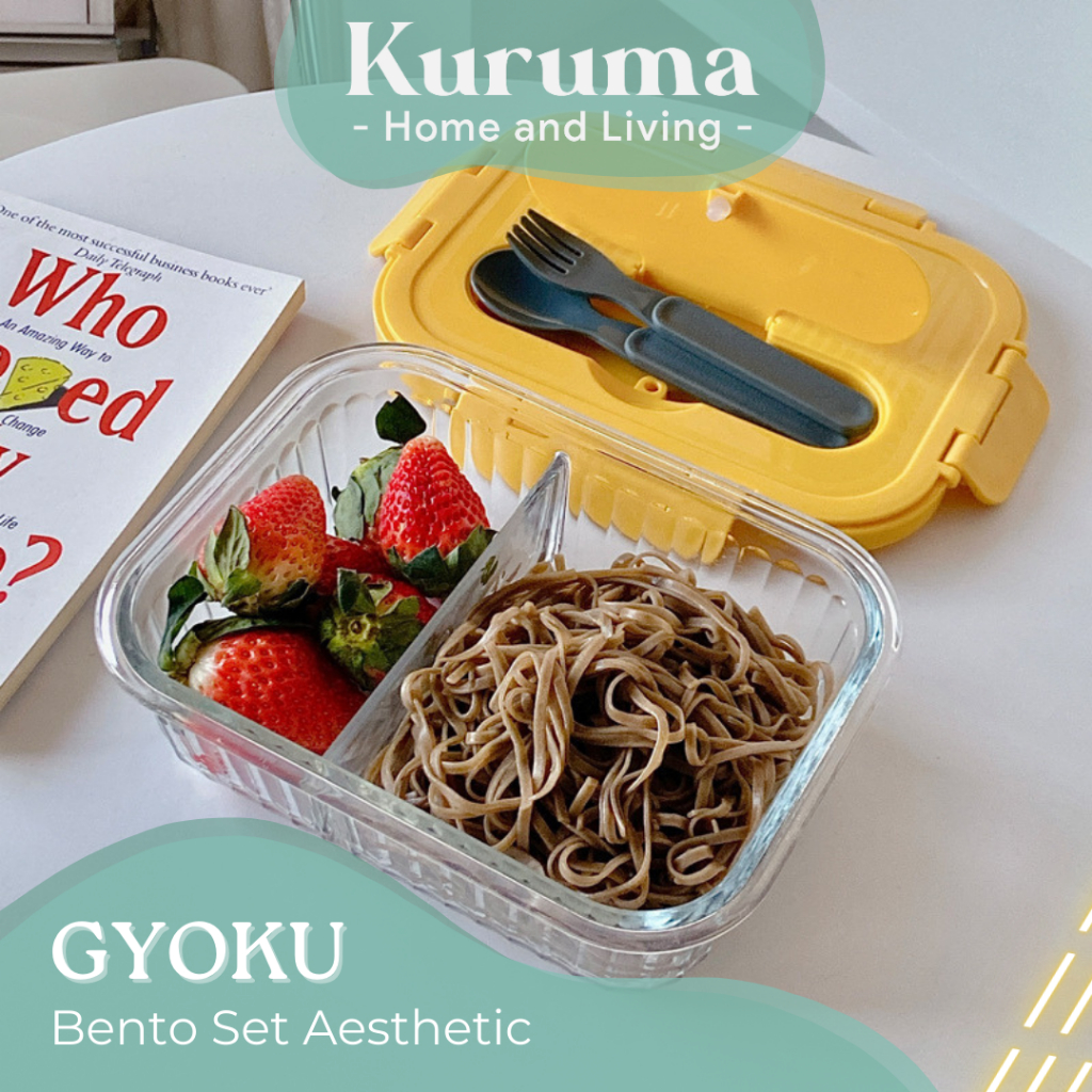 Jual KURUMA GYOKU Penyimpanan Serbaguna Kedap Udara Wadah Set Bekal ...