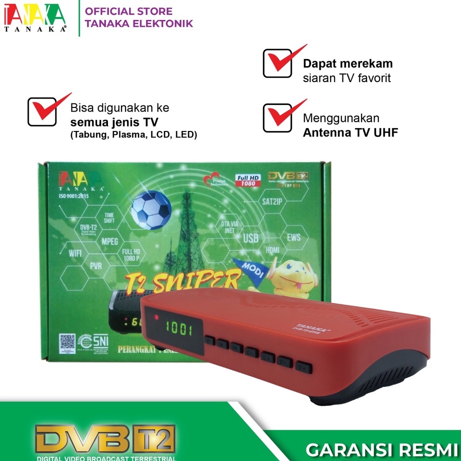 Jual Beli Sekarang Nikmati Harga Terbaik STB Digital DVB T2 Merek Tanaka Type T2 Sniper | Shopee ...