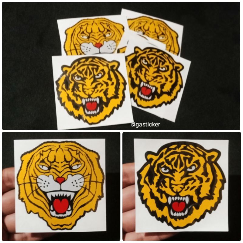 Jual Sticker Harimau Stiker Kepala Macan Cutting | Shopee Indonesia