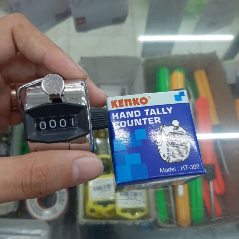 Jual Kenko Hand Tally Counter HT-302 Checker Alat Hitung Cepat Tasbih ...