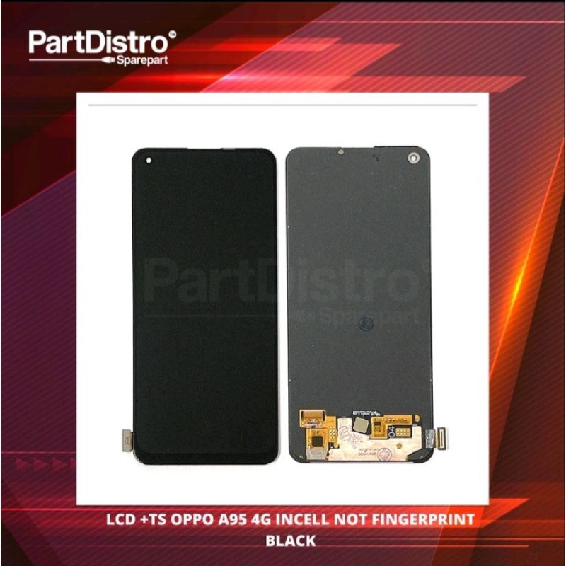 Jual LCD +TS OPPO A95 4G OLED BLACK (FINGERPRINT) | Shopee Indonesia