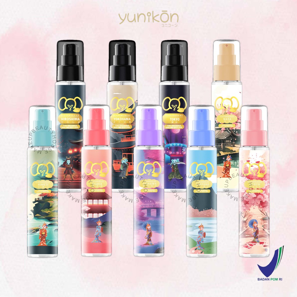 Jual YUNIKON Hair & Body Mist 100ml - Japan Series | Shopee Indonesia