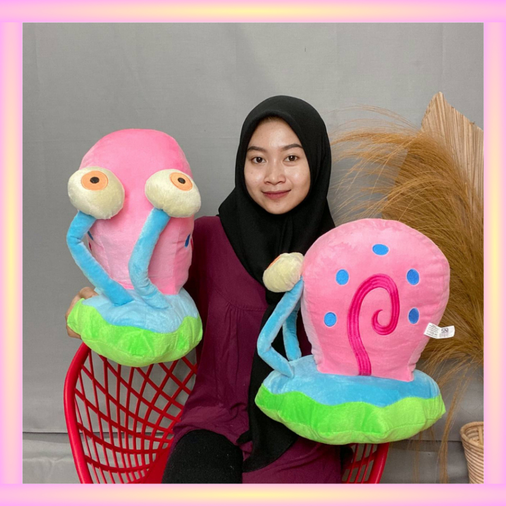Jual Boneka Gery Spongebob Lucu Warna Warni / Boneka Gerry Siput Gemoy ...