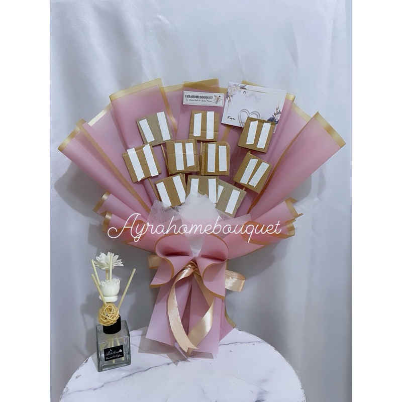 Jual [KOPI] Ready Kerangka Bouquet Bucket Buket Bunga Kopi Foto Snack ...