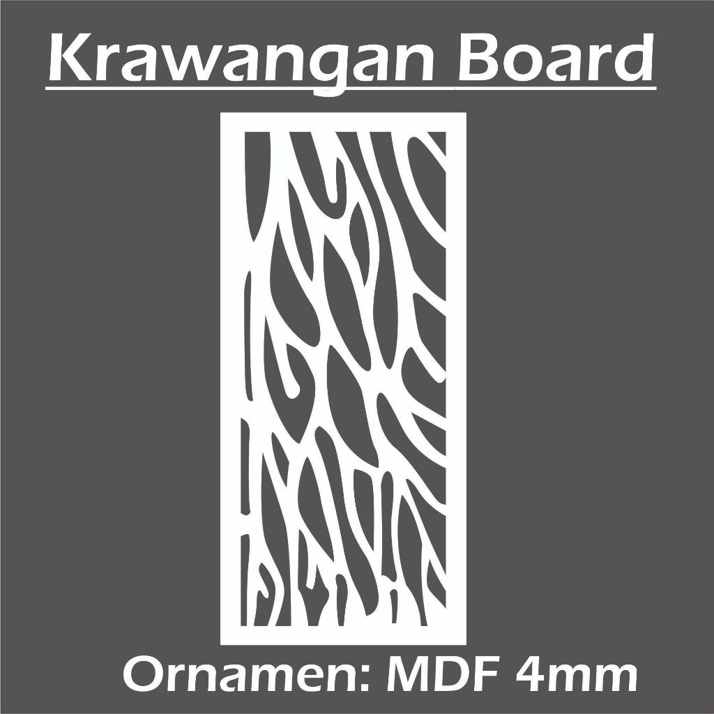 Jual KRAWANGAN HIASAN DINDING MDF BOARD 80 X 36 CM//PAJANGAN DINDING ...