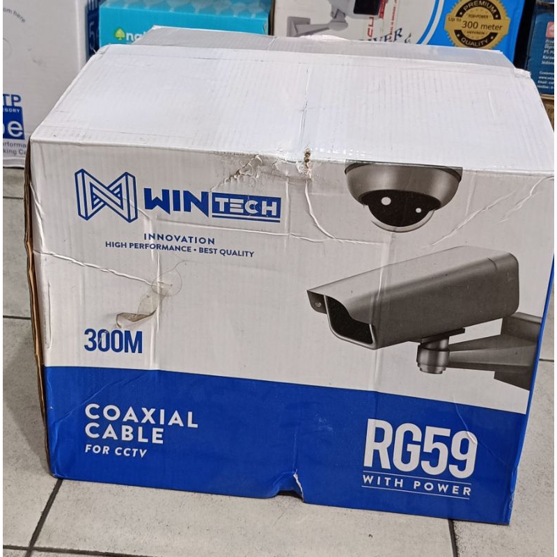 Jual KABEL CCTV RG59 WINTECH + POWER ECERAN | Shopee Indonesia