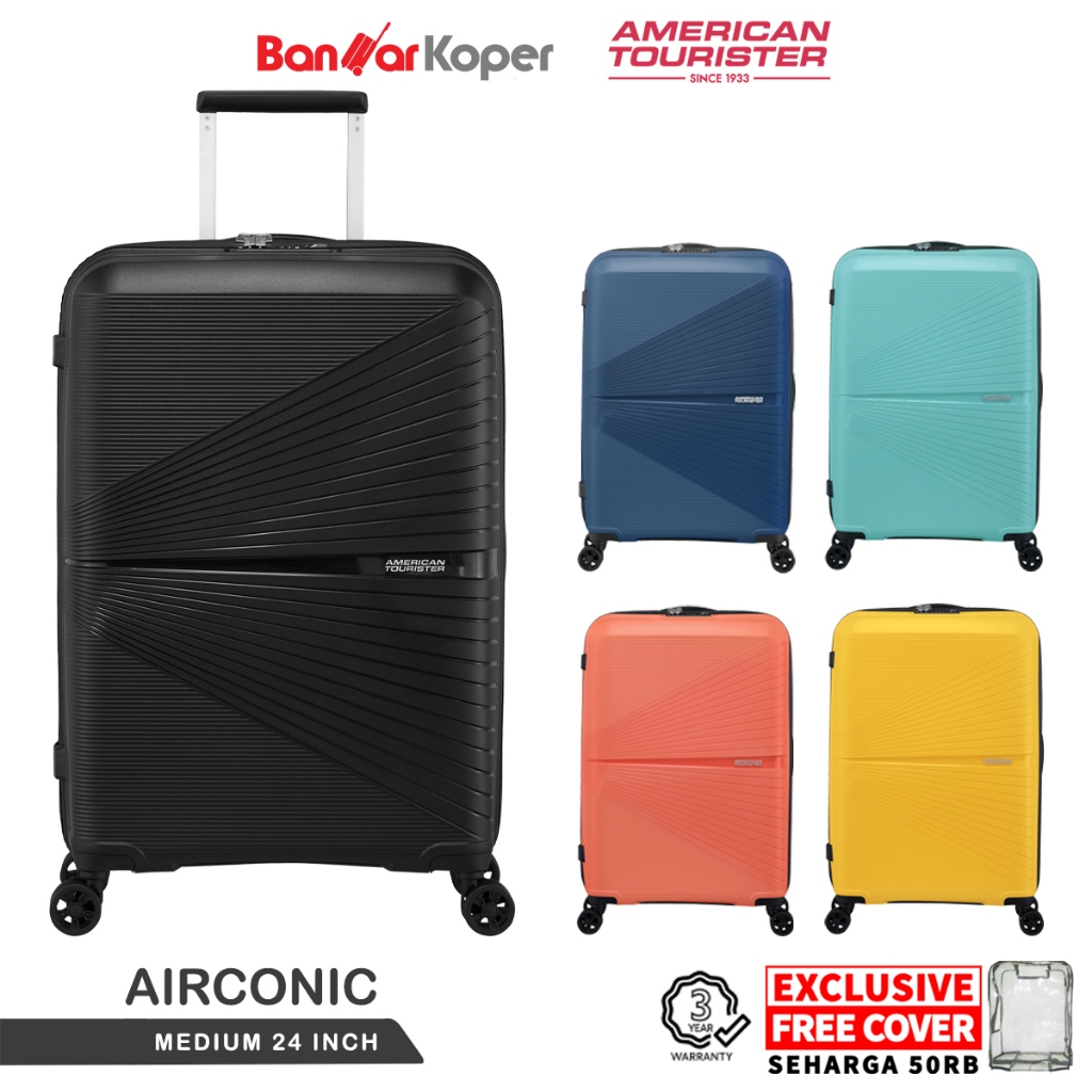 Jual Tas Koper American Tourister Airconic Koper Medium 24 Inch Ringan | Shopee Indonesia