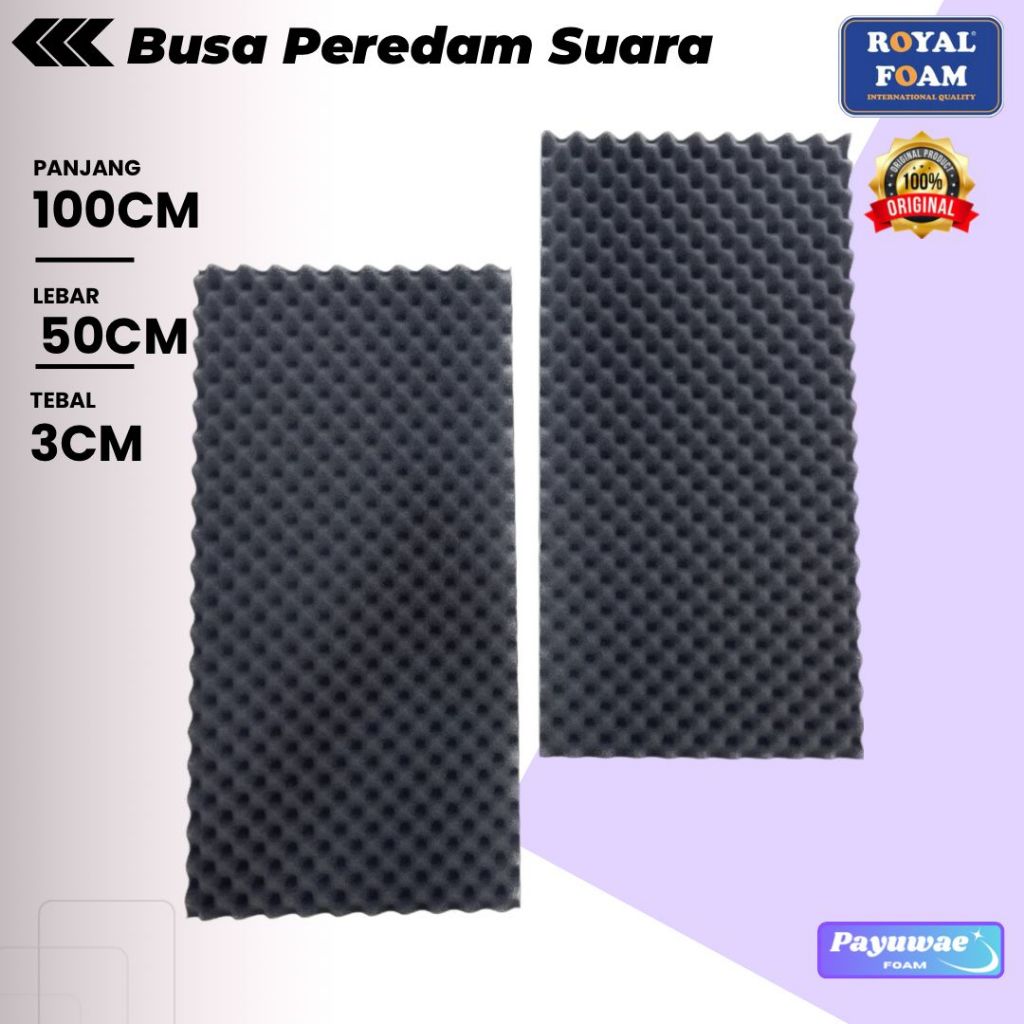 Jual BUSA PEREDAM SUARA RUANGAN 200X100X4CM DINDING KAMAR STUDIO MUSIK ...