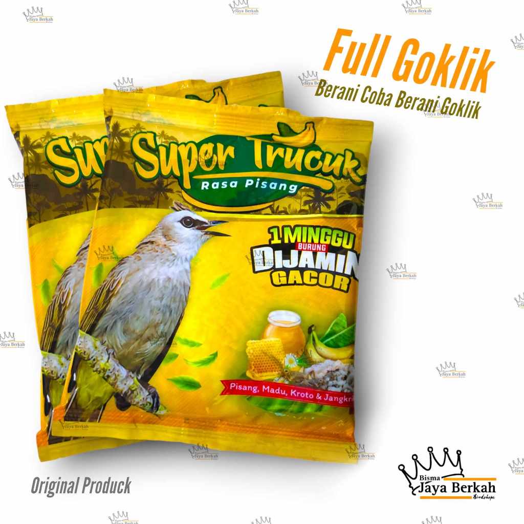 Jual PAKAN VOER PUR SUPER TRUCUK VOER CRUCUK CERUCUK TERUCUKAN SUPER ...