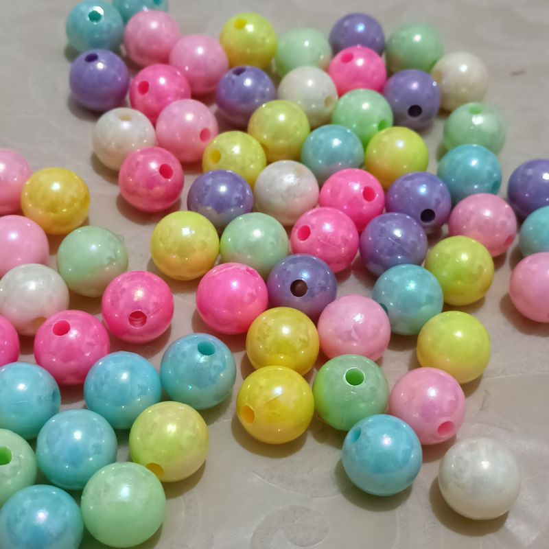 Jual Mote Susu Hologram Bulat 12mm 15gram (isi +/- 18bj) | Shopee Indonesia