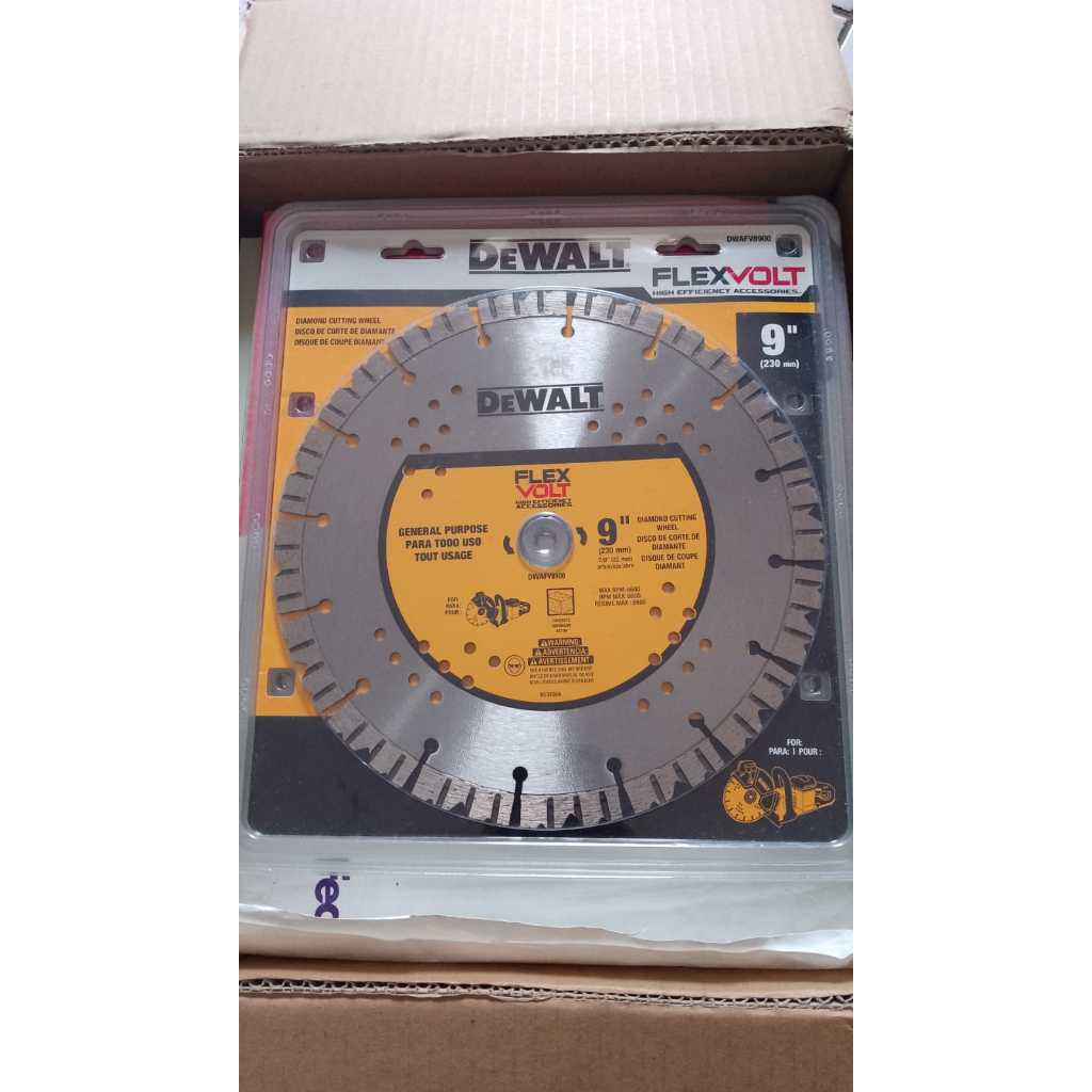 Jual MATA GERGAJI FLEXVOLT® DIAMOND CUTTING WHEEL DEWALT DWAFV8900 9 ...