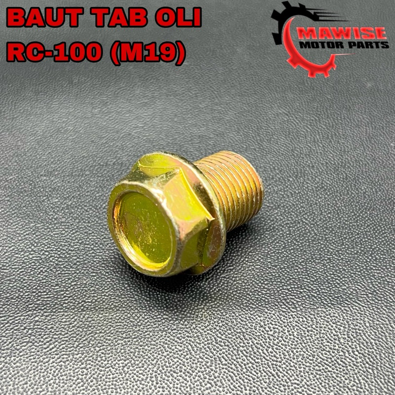 Jual BAUT TAB OLI RC-100 (K-19) HALUS - Baut Tap Tutup Oli Pembuangan ...