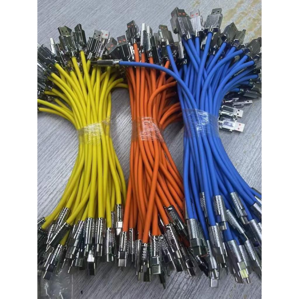 Jual Kabel Data Silicon TYPE C Power Max 120W 6A Fast Charging / Cable ...
