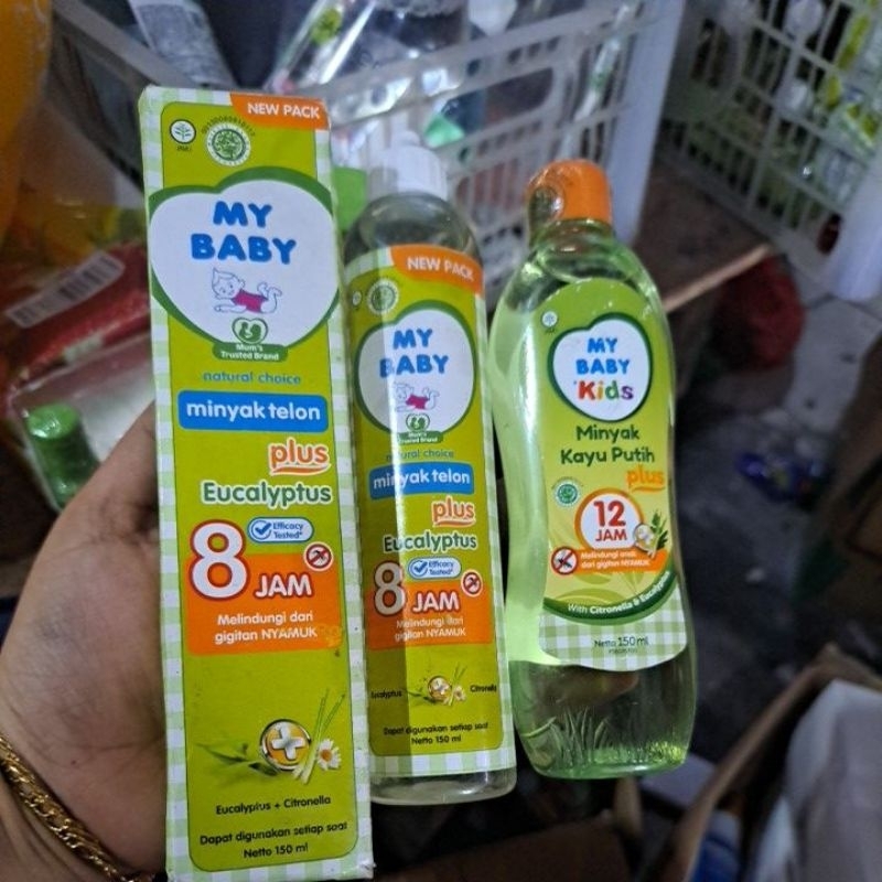 Jual MY BABY MINYAK TELON/KAYU PUTIH 150ML | Shopee Indonesia