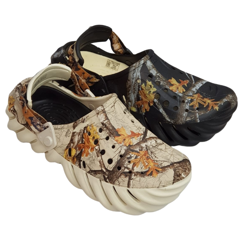 Jual [NEW!] Crocs Echo Clog Realtree Sandal Echo Clog Motif Sandal ...