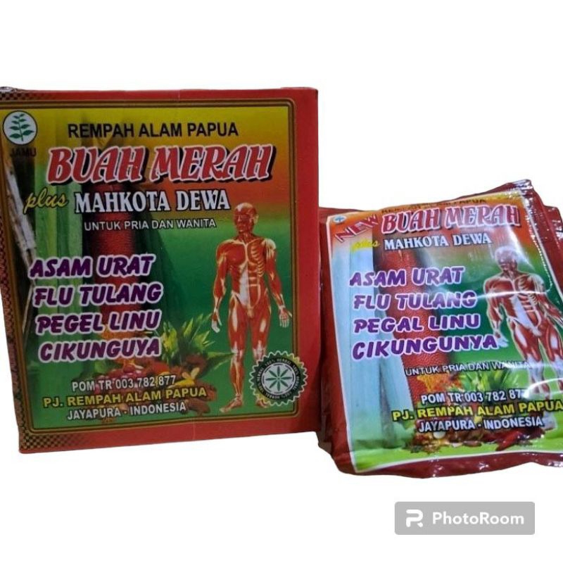 Jual BM + MD MERAH BUBUK KHASIAT ( BUAH MERAH + MAHKOTA DEWA ORIGINAL ...