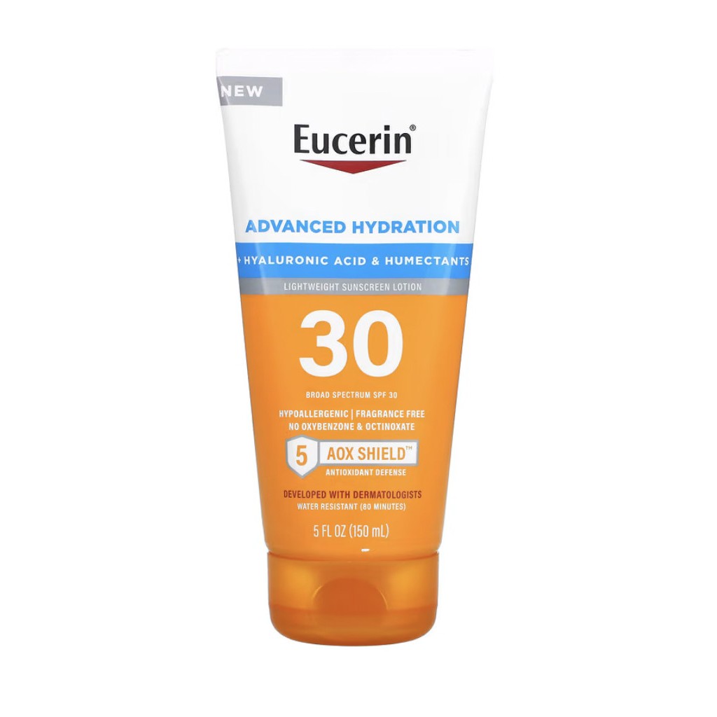 Jual Eucerin Advanced Hydration Lightweight Sunscreen Lotion SPF 30 150 ...