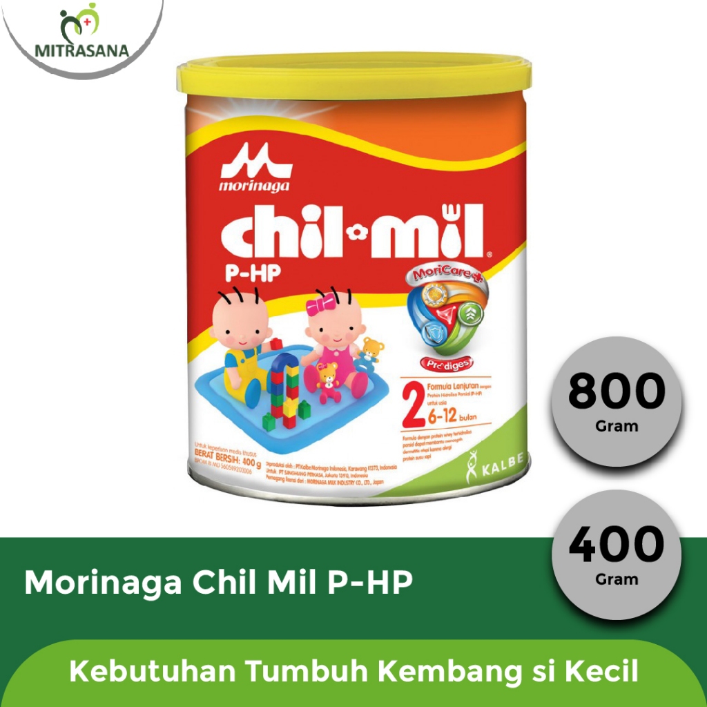Jual Morinaga Chil Mil P-HP 400g 800g ~ Susu Formula dengan Protein ...